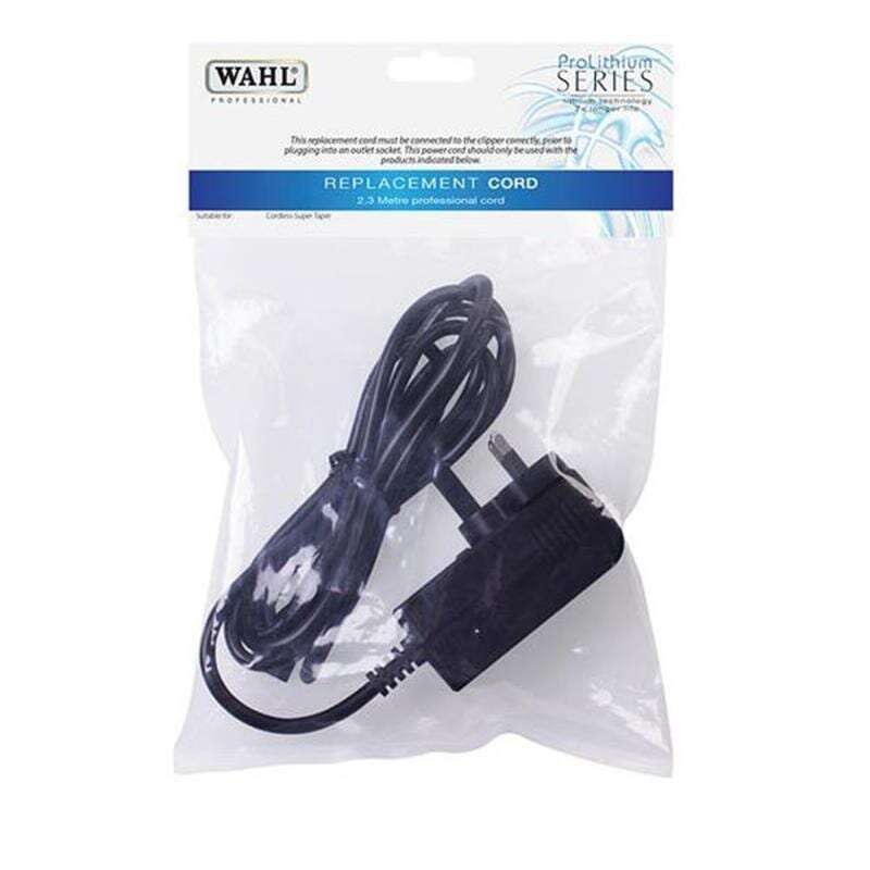 Wahl Cordless Super Taper Lead & Plug Pack - BNIKONN