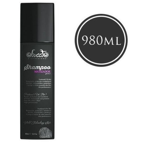 Sweet Hair Professional The First Platinum Matizador Keratin Shampoo ...